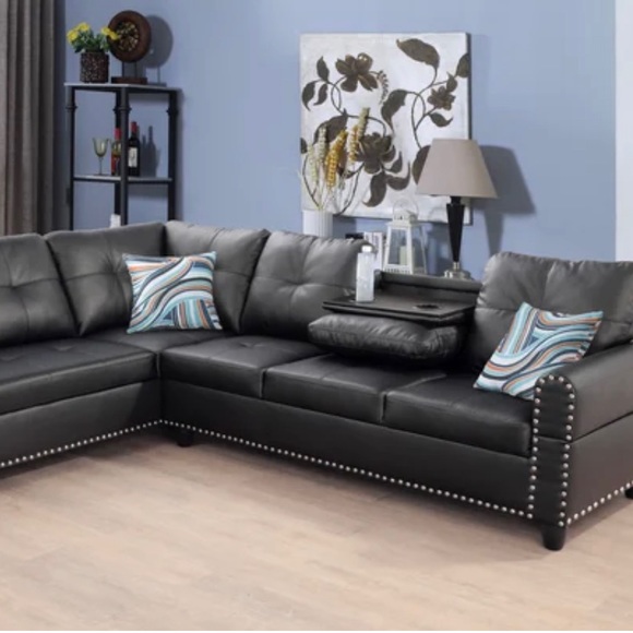 Wayfair Basics | Other | Beautiful L Shaped Sofa With Chaise | Poshmark
